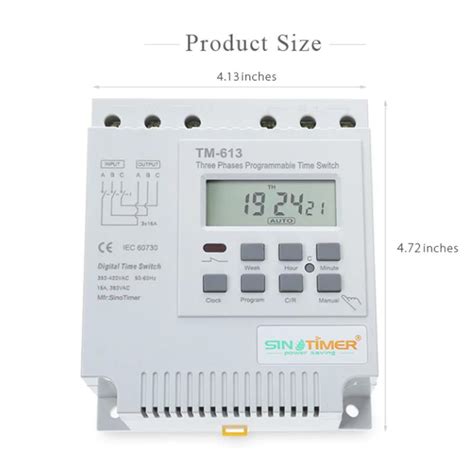 SINOTIMER V Programmable Control Power Timer Switch Electronic Pro