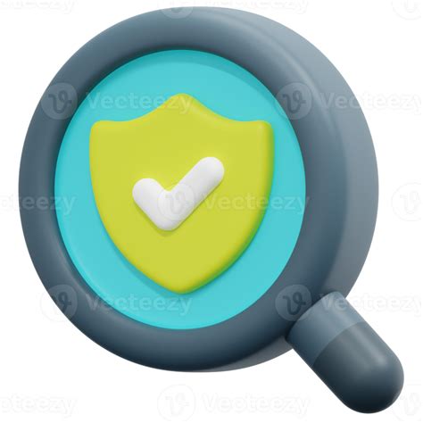 Free Search D Render Icon Illustration PNG With Transparent Background