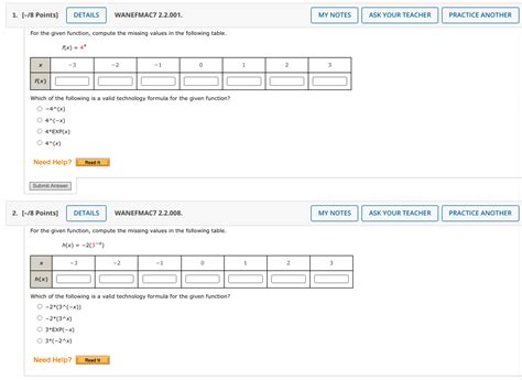 Solved Wanefmac7 22001 For The Given Function Compute