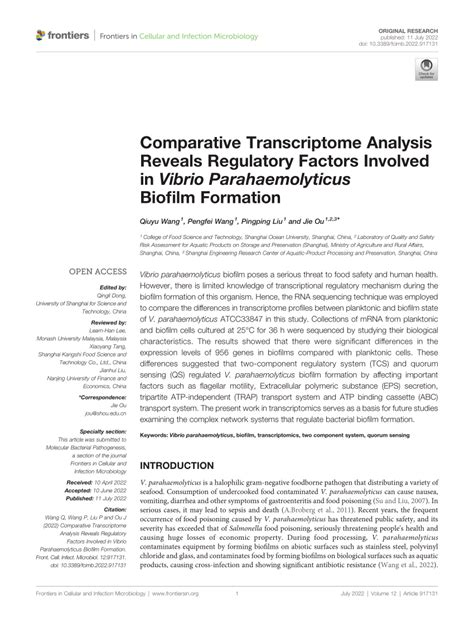 Pdf Comparative Transcriptome Analysis Reveals Regulatory Factors