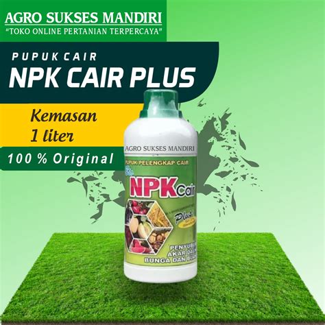 BIO NPK PLUS Pupuk Pelengkap Cair Kemasan Liter Pupuk Pelengkap Cair BIO NPK PLUS