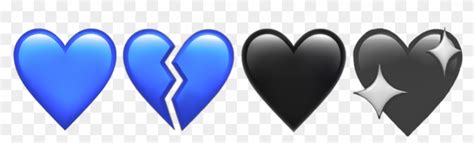 Download Emoji Emojis Blue Aesthetic Aesthetics Tumblr Trend Heart
