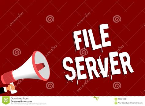 handwriting text file server concept meaning device which controls