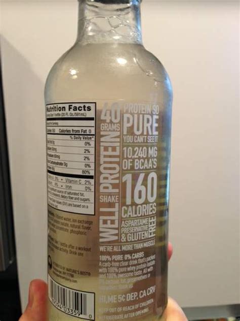 Renovate My Body Review Isopure Zero Carb Protein Drink