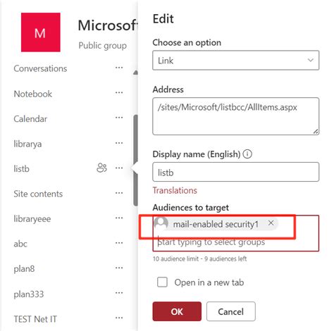 Sharepoint Audience Targeting Microsoft Qanda