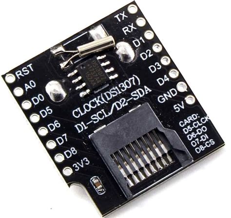 Wemos D1 Mini Data Logger And Rtc Shield General Electronics