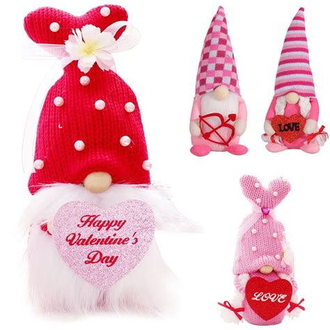 10 Valentines Day Mr And Mrs Gnomes Decorations Swedish Gnomes Plush