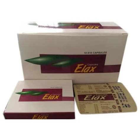 Paragon Elax Capsules, Packaging Type: Blister at ₹ 120/stripe in ...