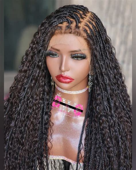 Bella Lux Boho Knotless Full Lace Braids Wig Queen