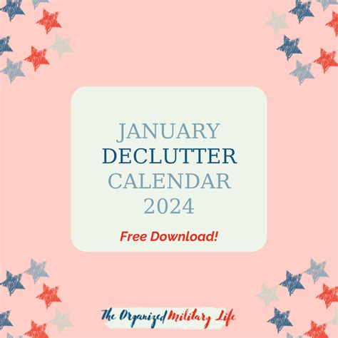 Declutter Calendar 2025 Free Yvonne M Kuhn Declutter Calendar 2025 Free Yvonne M Kuhn