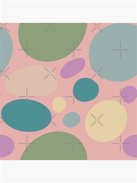 Colorful And Trendy Pastel Blobs Poster For Sale By Artsycell Redbubble