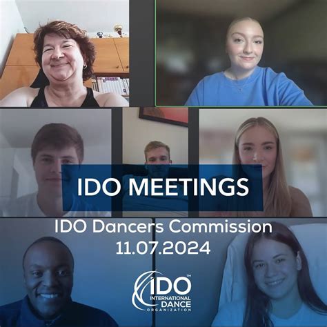 Ido Dancers Commission Kicks Off With A Dynamic Online Meeting Ido