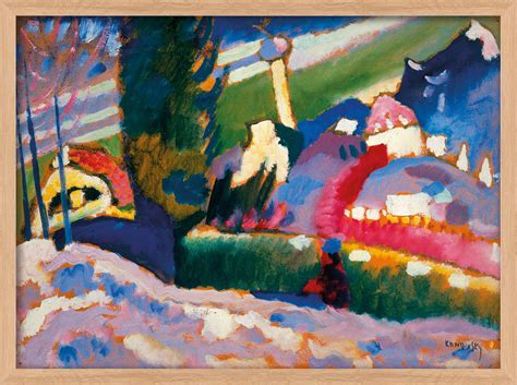 Buy Picture Winter Landscape With Church 1910 1911 Natural Framed