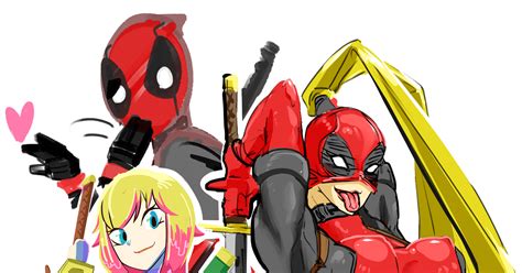 デッドプール デップー三種 ネイティーのイラスト Pixiv