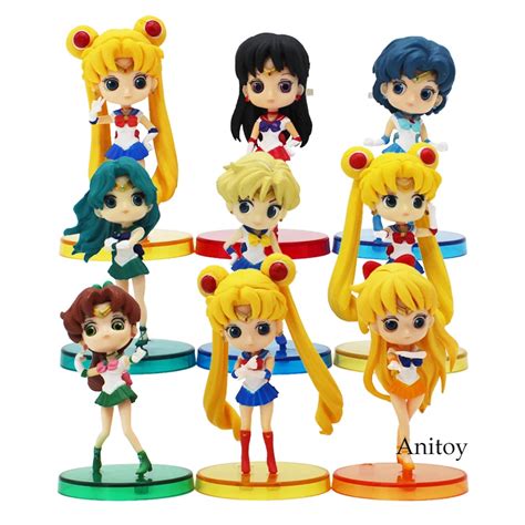 Aliexpress Com Buy Q Pocket Sailor Moon Usagi Tsukino Sailor Mercury Ami Mizuno Sailor Mars