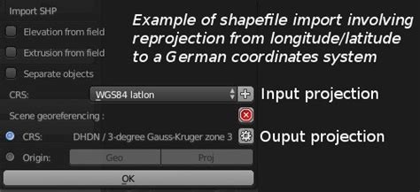 Shapefile Import Domlysz BlenderGIS Wiki GitHub
