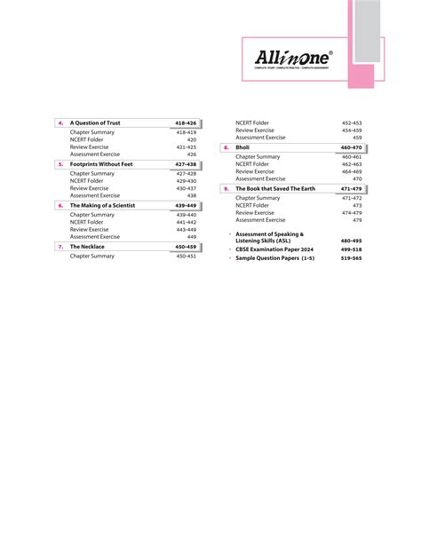 All In One English Language And Literature Cbse Class 10 Based On Latest Ncert For Cbse Exams 2025