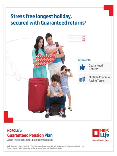 Hdfc Life Guaranteed Pension Plan 101n092v06 Brochure Pdf