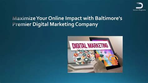 Ppt Maximize Your Online Impact With Baltimores Premier Digital