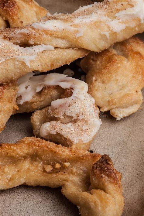 Homemade Lemon Nut Twist Bakery Stock Image Image Of Delicious