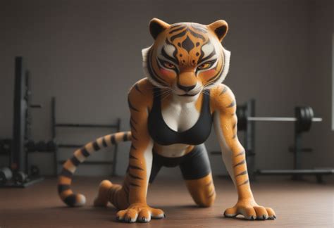 Rule 34 Ai Generated Anthro Anthro Female Anthropomorphic Crawling Feline Feline Humanoid