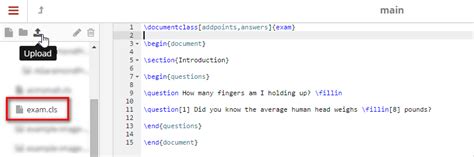 Fillin Command From Exam Class Not Working Undefined Control Sequence