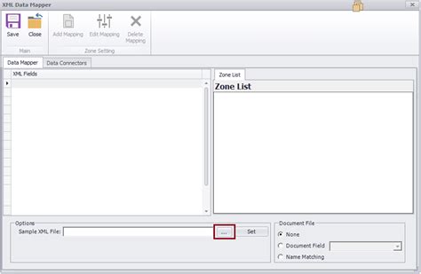 Using Zone Mapper For Xml Files