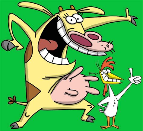 Cow And Chicken By Majorstarlight On Deviantart