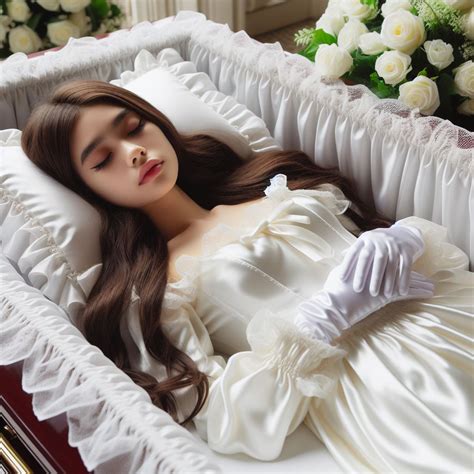 Beautiful Girl Resing In White Coffin 30 By Silkyduck On Deviantart