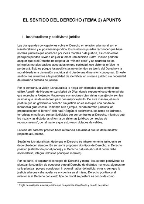 El Sentido Del Derecho Tema 2 Apunts El Sentido Del Derecho Tema 2