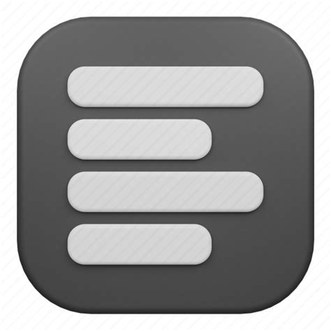 Align Left App Alignment Text Direction Mobile Icon Download On