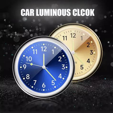 Mini Horloge De Voiture Shoous Automobiles Montre Num Rique Coller
