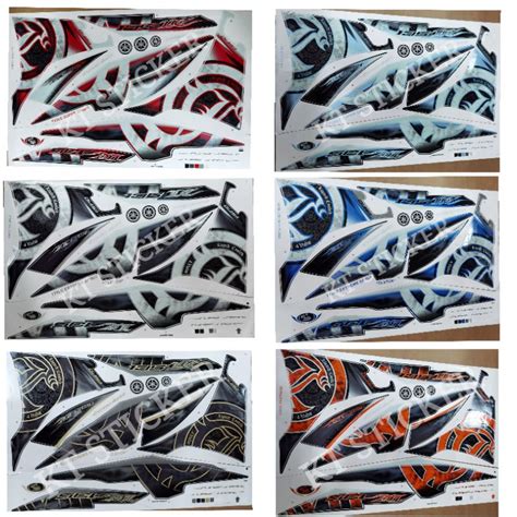 Yamaha Lc135 4s 5s Lc4s Lc5s 13 Body Stripe Baju Coverset Cover Set