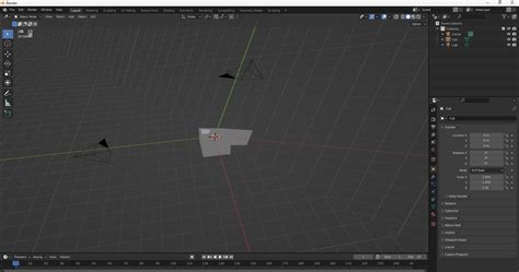 Glitched Blender Viewport Showing A Mirrored View And All Words Have A