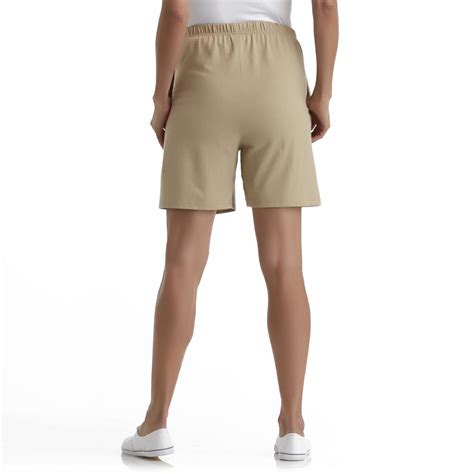 Basic Editions Womens Jersey Knit Shorts