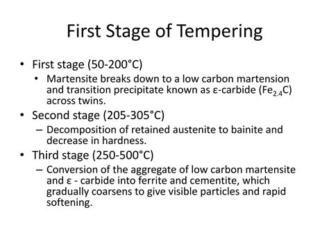 tempering pptx