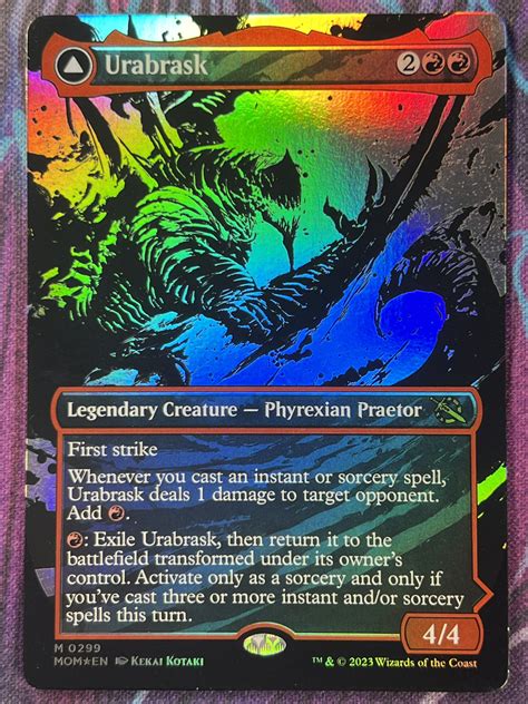 Urabrask Mom Showcase Foil Bootleg Mage
