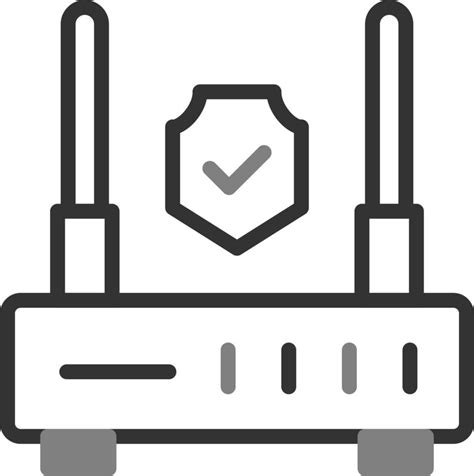 Router Encrypted Vector Icon 19999355 Vector Art At Vecteezy