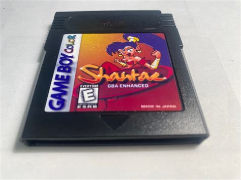 Shantae GBA Enhanced English USA 5V For Gameboy Color GBC Etsy