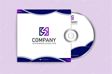 Plantilla De Etiqueta Y Portada De Cd Profesional Para Su Empresa