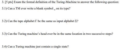 Solved Pts Exam The Formal Definition Of The Chegg