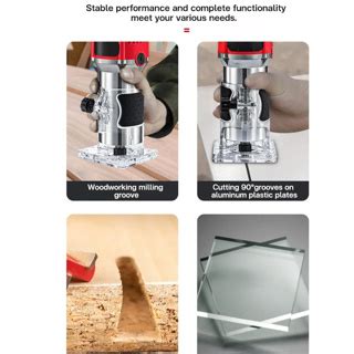 KEELAT 1200W Palm Wood Router Machine For Wood Trimmer Router Laminate