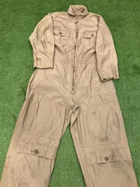 Ww2 40s50s Us Mcnavy Military M 668 Type S Summer Khaki Flight Suit Size 38 £27540 Picclick Uk