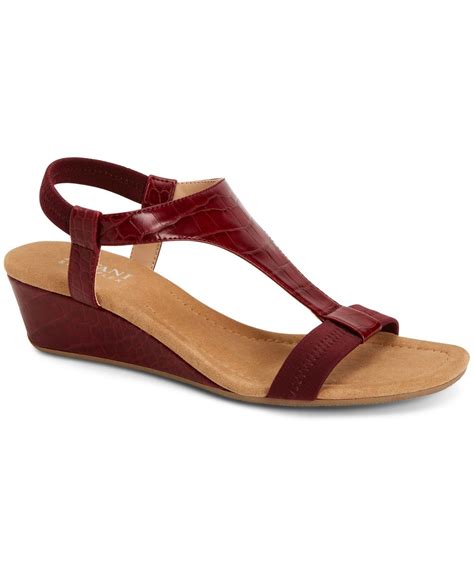 Alfani Womens Step N Flex Vacanzaa Wedge Sandals Created For Macys