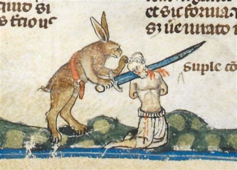 Medieval Marginalia At It Like Rabbits Just History Posts