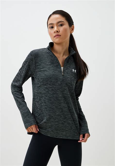 Лонгслив спортивный Under Armour TECH TEXTURED 1/4 ZIP, цвет: серый ...