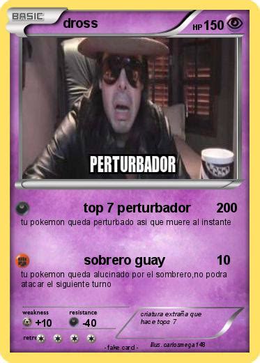 Pokémon Dross Top 7 Perturbador Mi Carta Pokémon