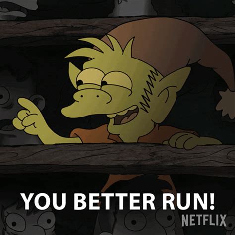 Elfo You Better Run Folks Gifdb