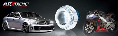 Allextreme EXDRPWB High Intensity Led Projector Lamp Stylish Dual Ring COB LED Headlight With