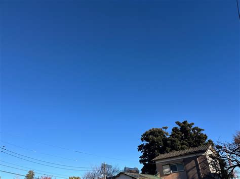 この時間も快晴の青空です。 雲は見えない 神奈川県横浜市泉区 Gam ウェザーニュース